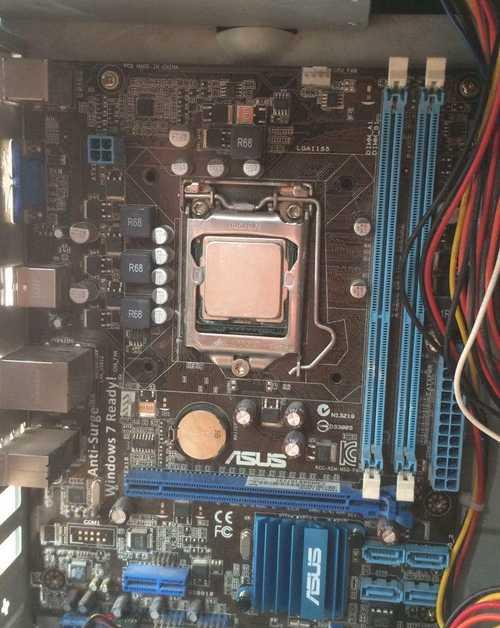 Xeon 1220 + Asus P8H61 + бп + корпус