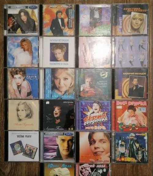 CD коллекция 22 шт. Российской популярной музыки