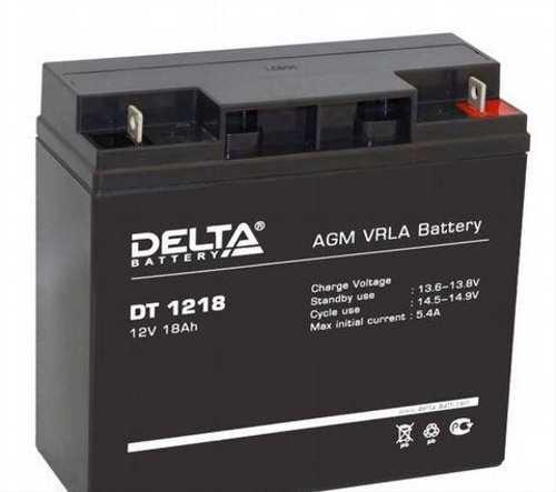 Аккумулятор Delta dt 1218