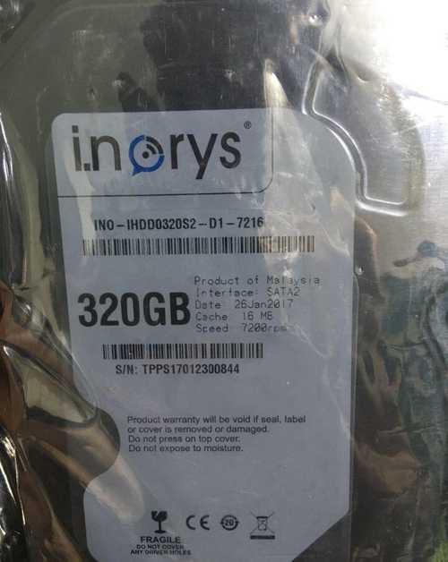 Жесткие диски 320Gb- 1Tb i.Norys - WD Re
