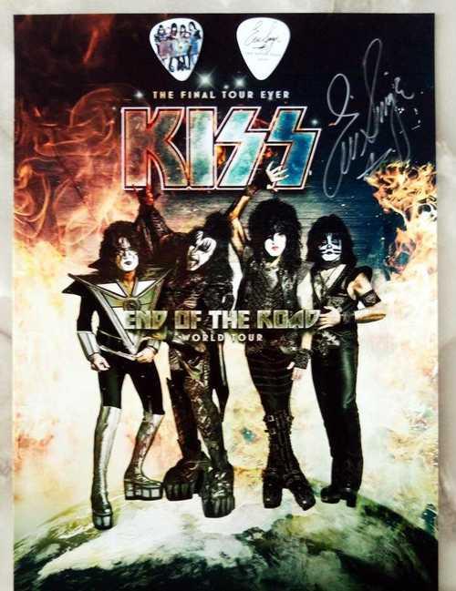 Kiss "End Of The Road" Eric Singer автограф