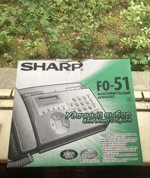 Телефон факс Sharp FO-51 новый