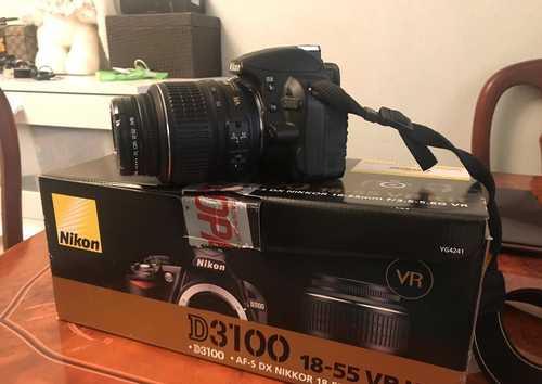 Фотоаппарат Nikon D3100 +чехол