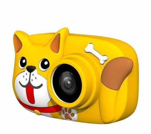 Десткий фотоаппарат Собачка, желтый новый