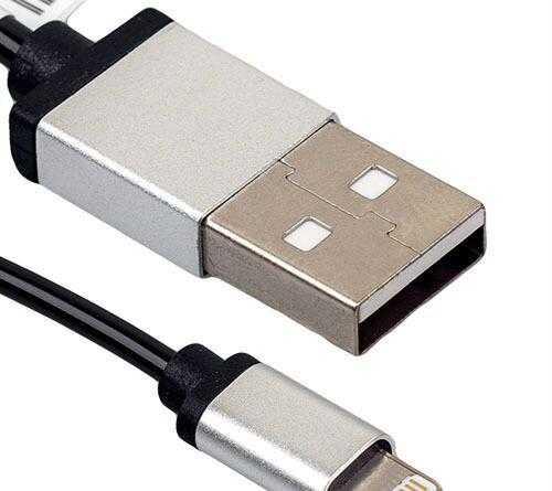 USB дата-кабель Lightning витой