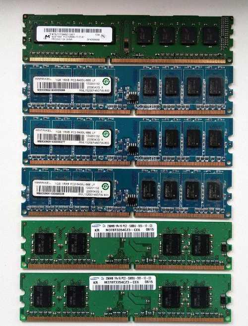 Озу DDR2 DDR3