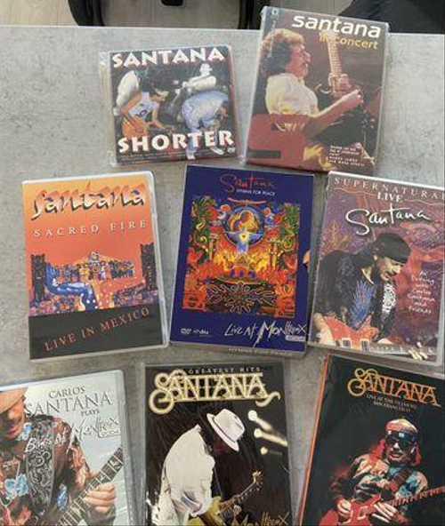 DVD коллекция Santana