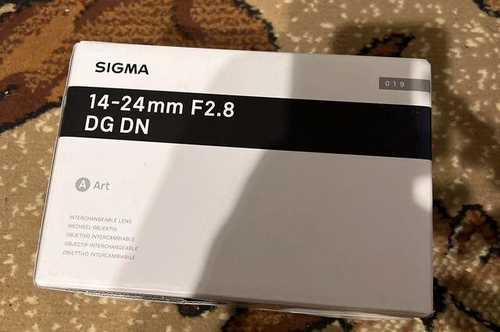 Обьектив Sigma 14-24 F2.8 DG DN для Sony E-mount н