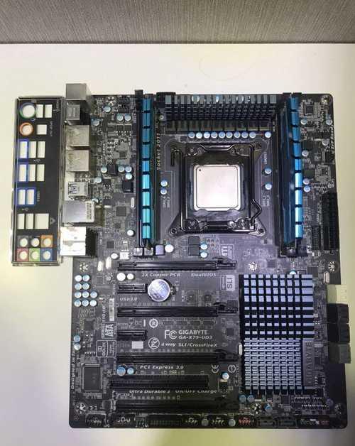 Комплект материнской платы GA-X79-UD3 + i7-3820 +