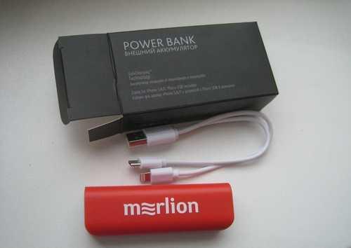 Внешний аккумулятор 2600 mAh