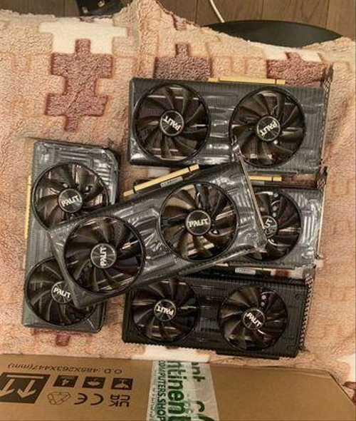 Rtx 3060ti palit dual 5 штук