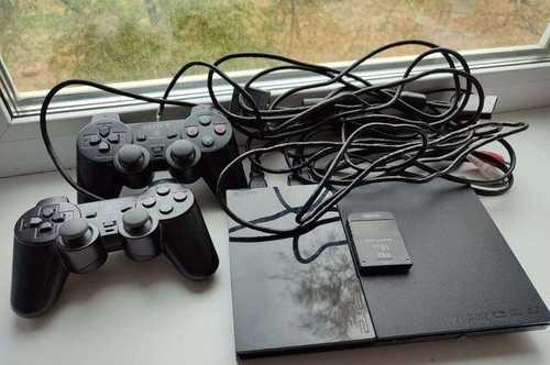 Приставка Sony Playstation 2 (PS2) с играми