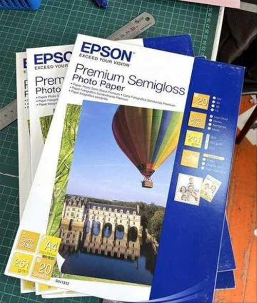 Фотобумага Epson Premium Semigloss 251гр