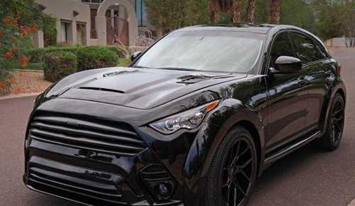 Капот V2 Renegade для infiniti QX70 (FX S51)