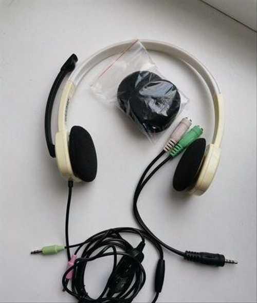 Гарнитура Logitech Stereo Headset H151 белая