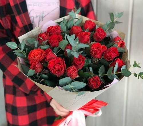 Букет цветов Розы Стильный букет с Доставкой