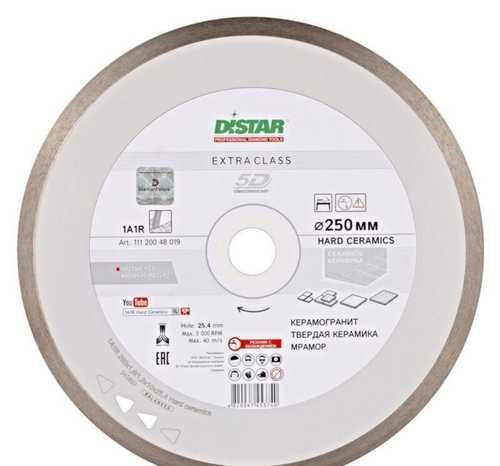 Алмазный диск Distar 1A1R 250 x 1,6 x 10 x 25,4 5D