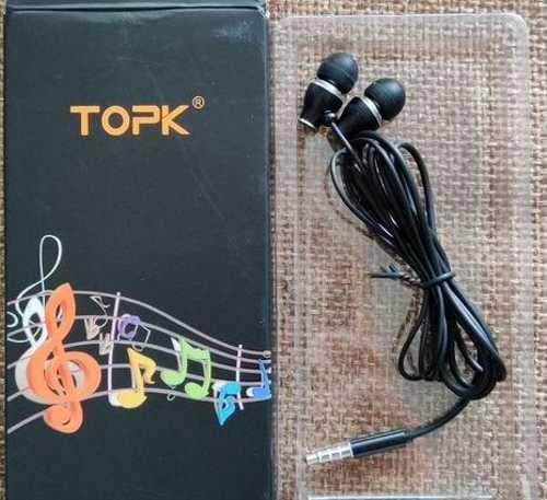 Гарнитура наушники с микрофоном Topk F07