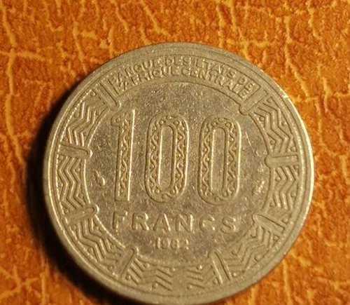 100 франков 1982 Конго республика