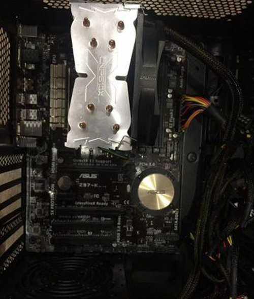 Материнская плата Asus z97 K + проц i5 4460