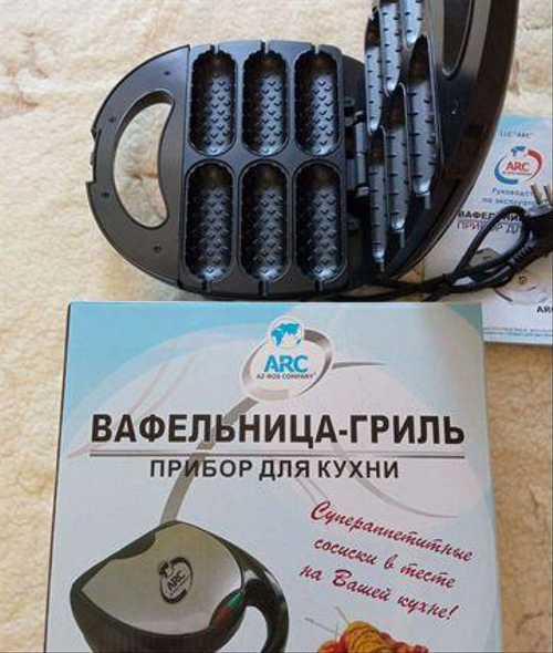 Вафельница-гриль электрическая новая