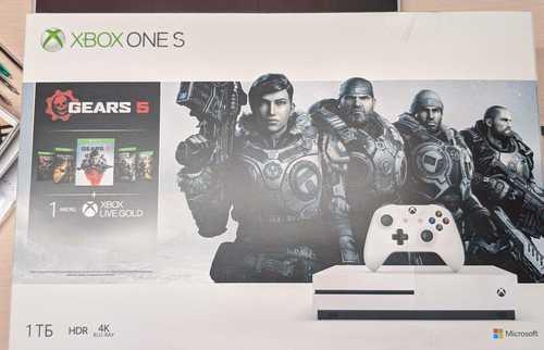 Новый Xbox One S 1Тб + 5 игр + 2 месяца подписки