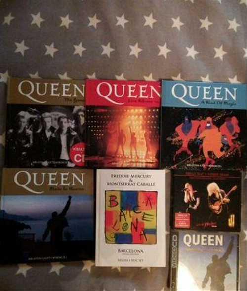 Queen-фирменные CD\DVD\VHS январь 2020