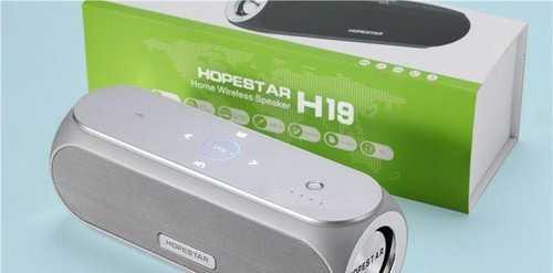 Портативная колонка hopestar H19 сенсорная серая