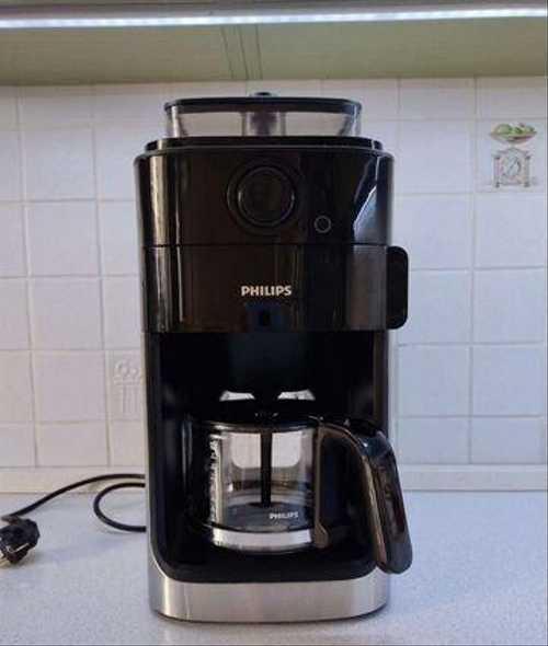 Кофеварка Philips HD7767 капельная с кофемолкой
