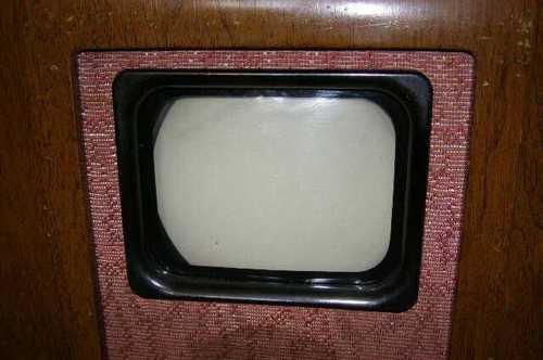 Телевизор ламповый "квн". Рабочий.50-е годы