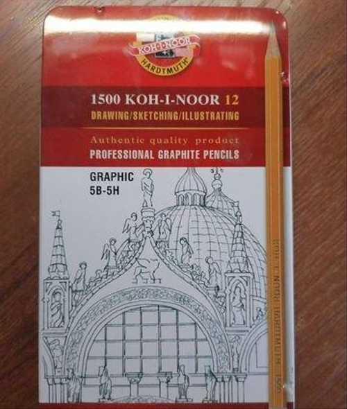 1500 KOH-I-noor 12 Набор чернографитных карандашей