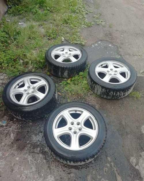 Колеса в сборе 205/50/r16 5x100 6.5j et 55 subaru