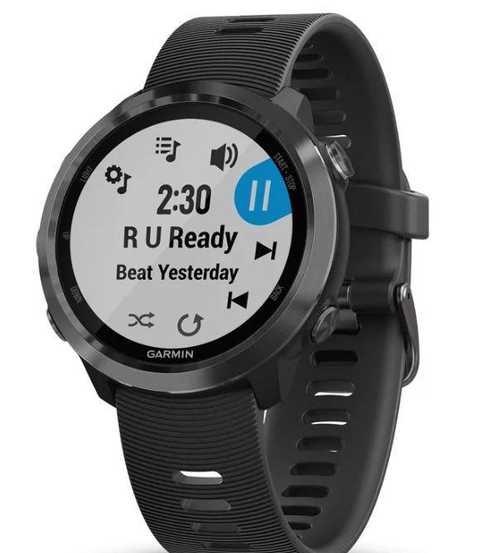 Garmin Forerunner 645 Music с черным ремешком