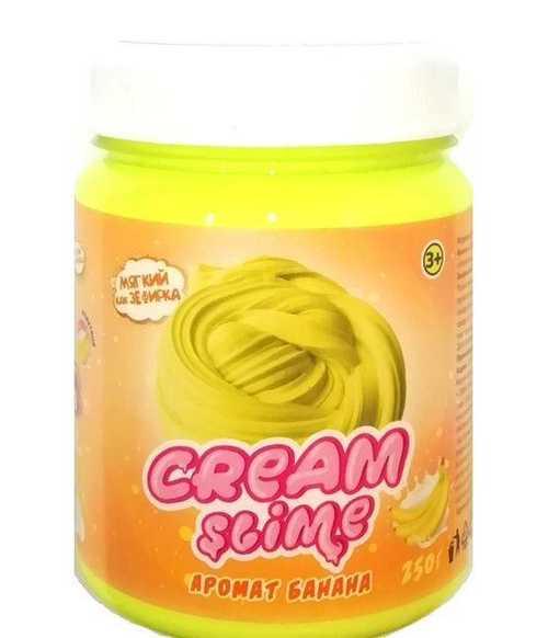 Слайм Cream slime аромат банана