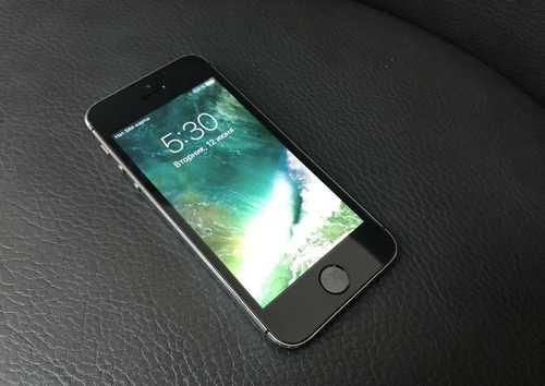 iPhone 5S рст 32 Gb Space Gray без отпечатка