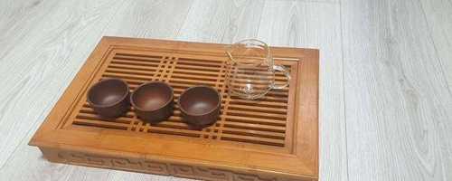Чабань доска бамбук для чайной церемонии