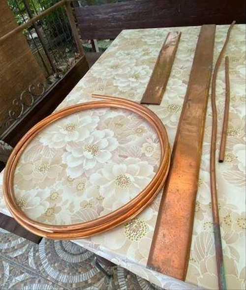 Продам медную трубу и пластины