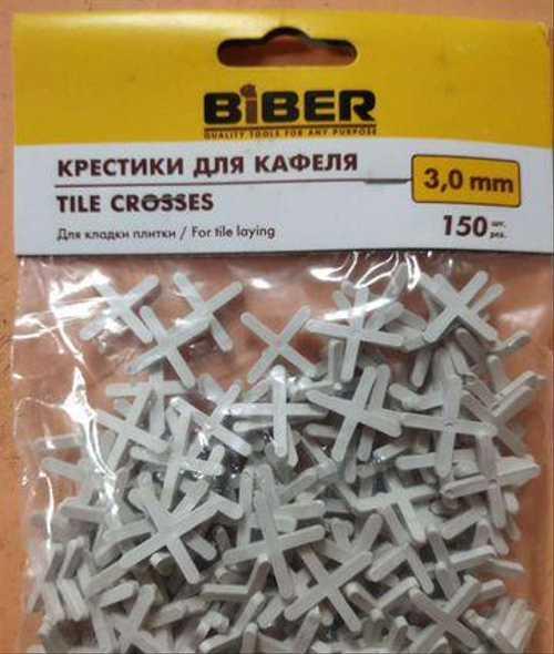 Крестики для кафеля biber 3мм