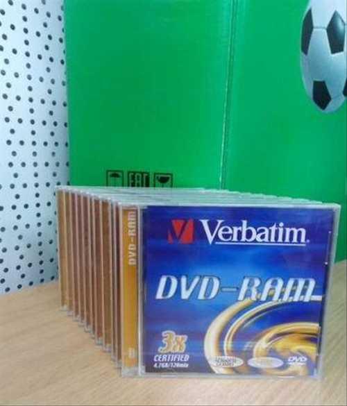 Диск DVD-RAM Verbatim 4,7GB, 3x