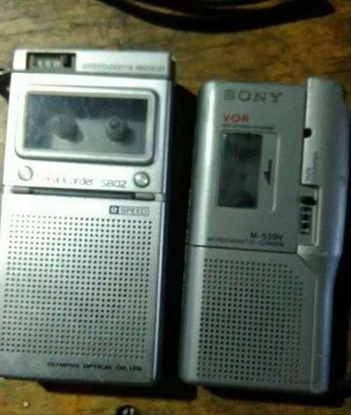 Диктофоны Sony, olympus