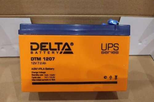Аккумулятор Delta dtm 1207 12v 7ah