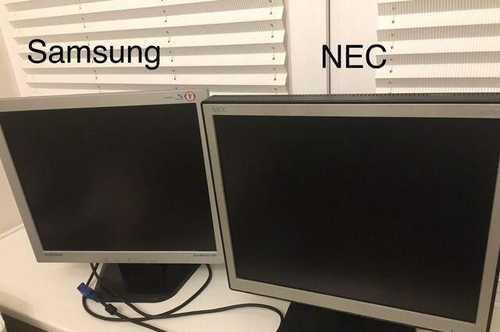 ЖК Мониторы Samsung и NEC