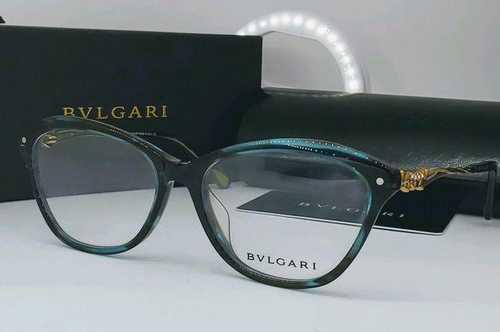 Очки пластиковые перламутр Bvlgari оправа женская