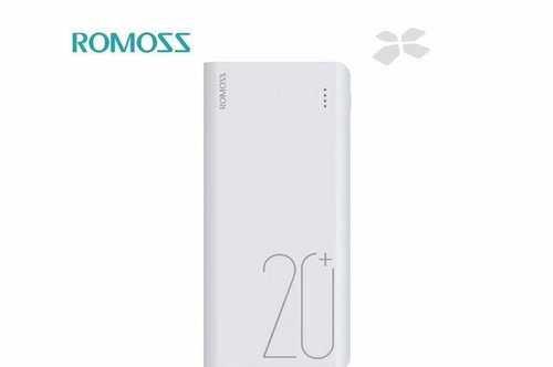 Портативный аккумулятор 20000mAh romoss sense 6+