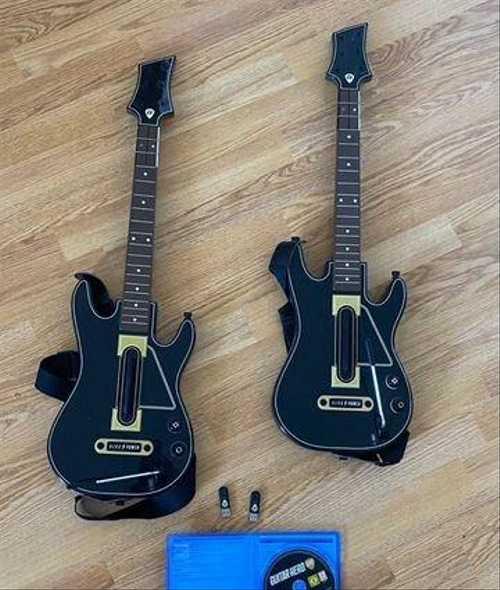 Guitar Hero две гитары + диск для PS4