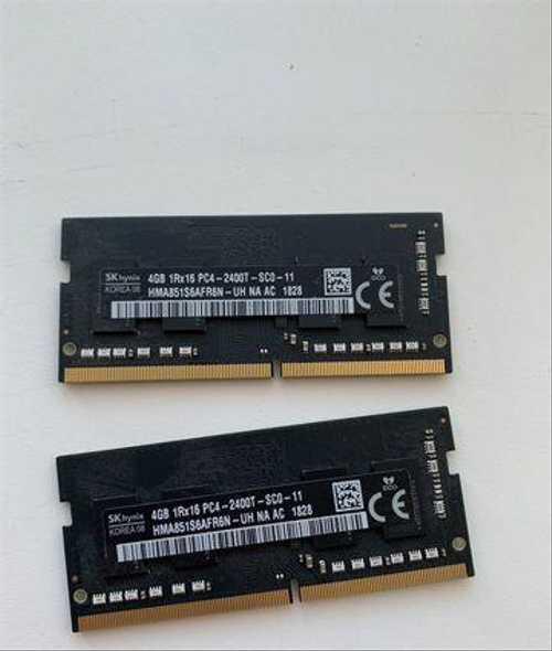 Hynix 4gb оперативная память ddr4 2400 HMA851S6AFR