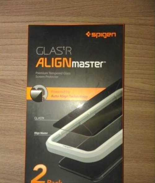 Защитное стекло Spigen Align Glas для iPhone 11/XR