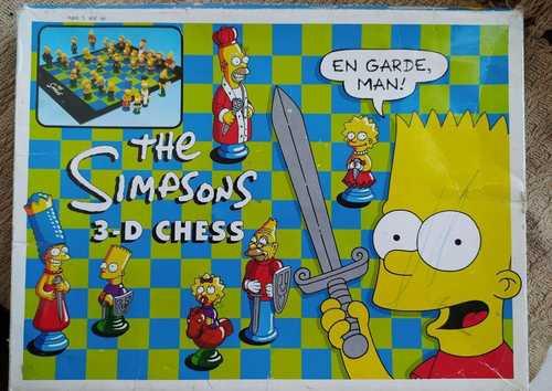 Шахматы тм Simpsons Симпсоны, коллекционные, игров