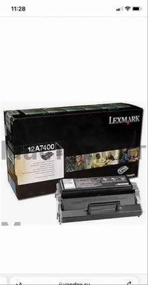 Оригинальный картридж Lexmark 12A7405