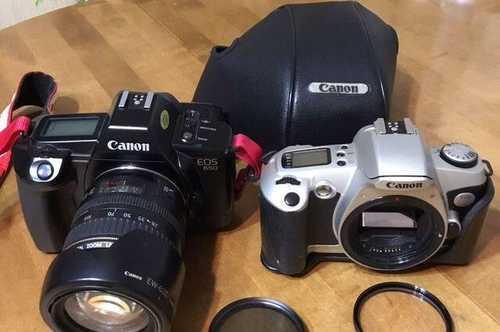 Canon EOS Kiss; Canon EOS 650; + 28-105